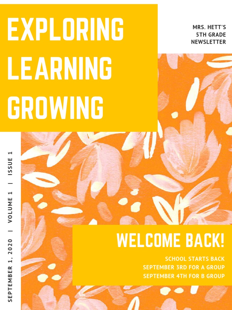 Exploring Learning Growing September 8-11 2020 1 | PDF | Chromebook ...