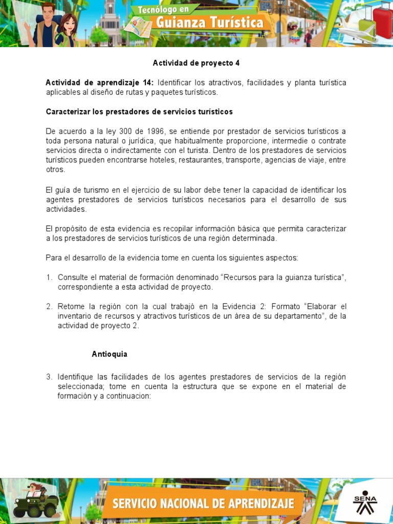 Evidencia 6 Presentacion Caracterizar Prestadores Servicios Turisticos | PDF | Turismo | Hotel