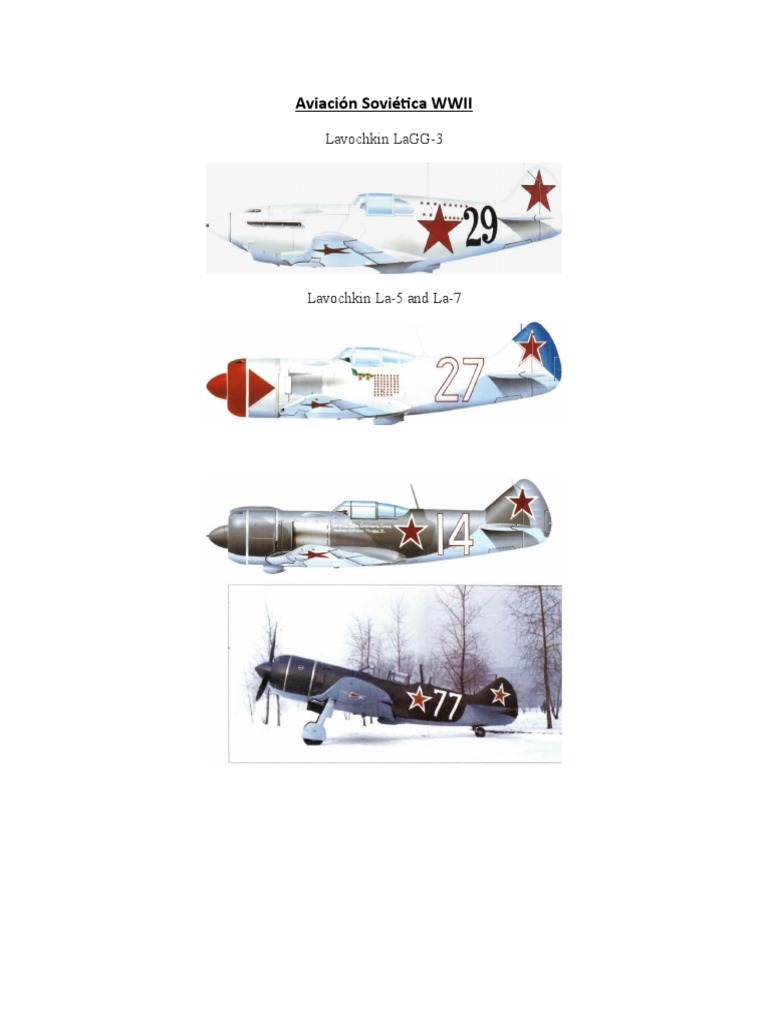 WWII Soviet and US Aircraft Guide | PDF
