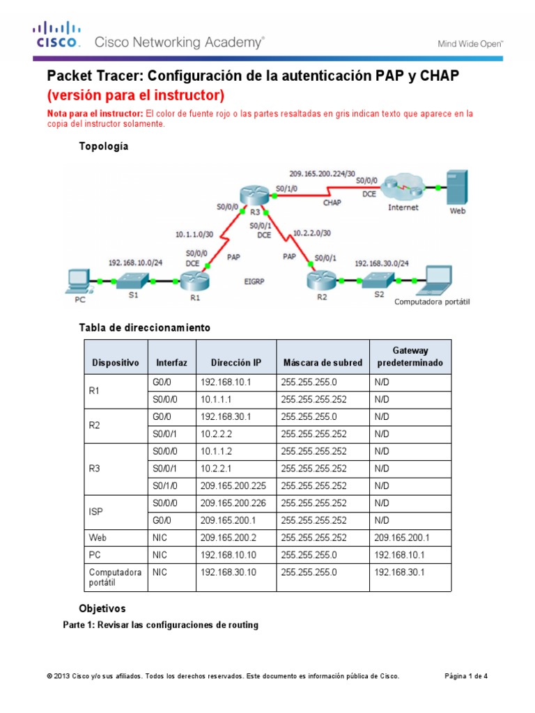 2.3.2.6 Packet Tracer - Configuring PAP and CHAP Authentication - ILM ...