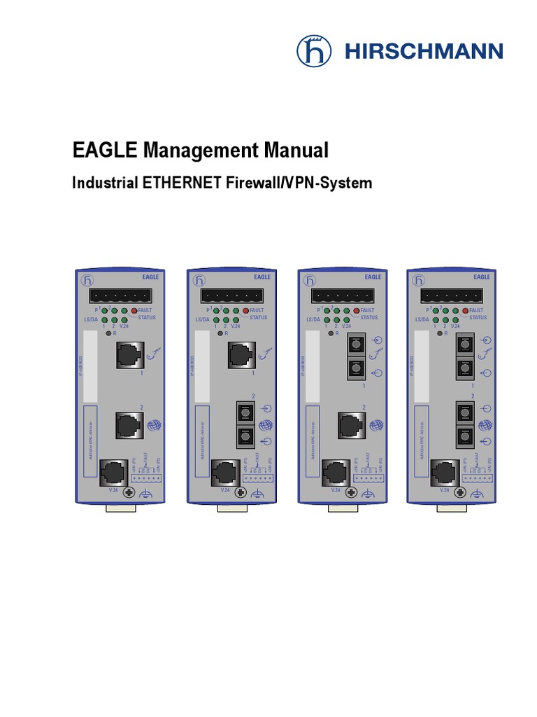 EAGLE Management Manual: Industrial ETHERNET Firewall/VPN-System | PDF ...