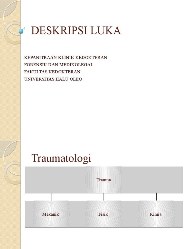 Deskripsi Luka | PDF