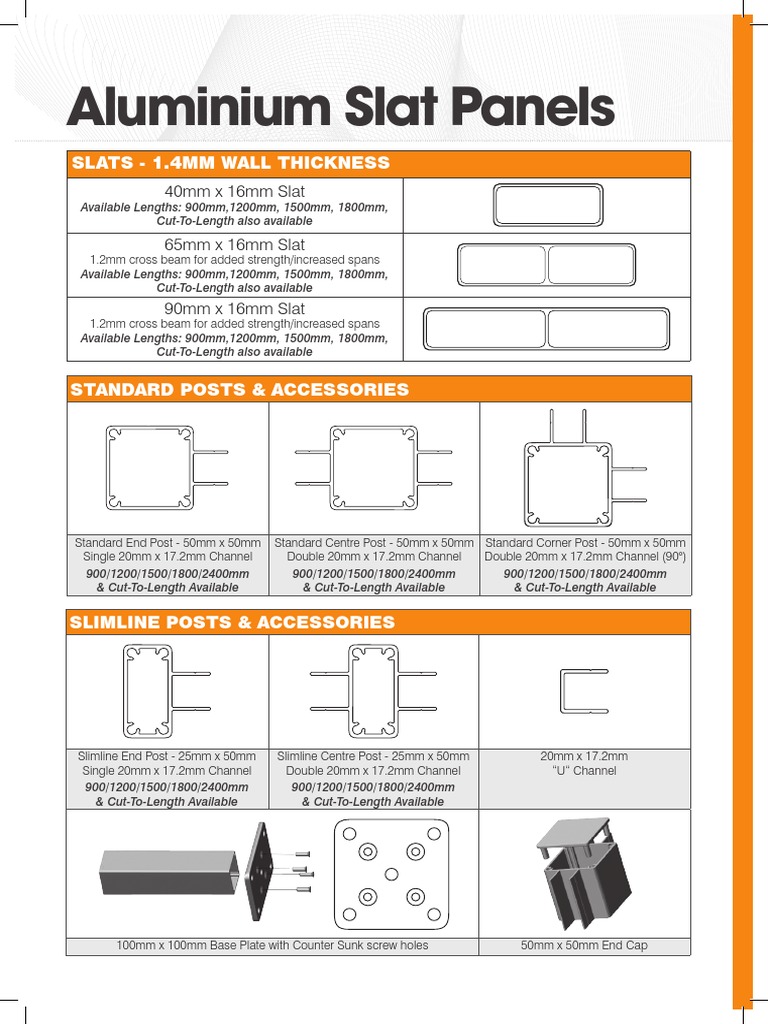 STRATCO Slats DIY Guide PDF | PDF | Building Materials | Building ...