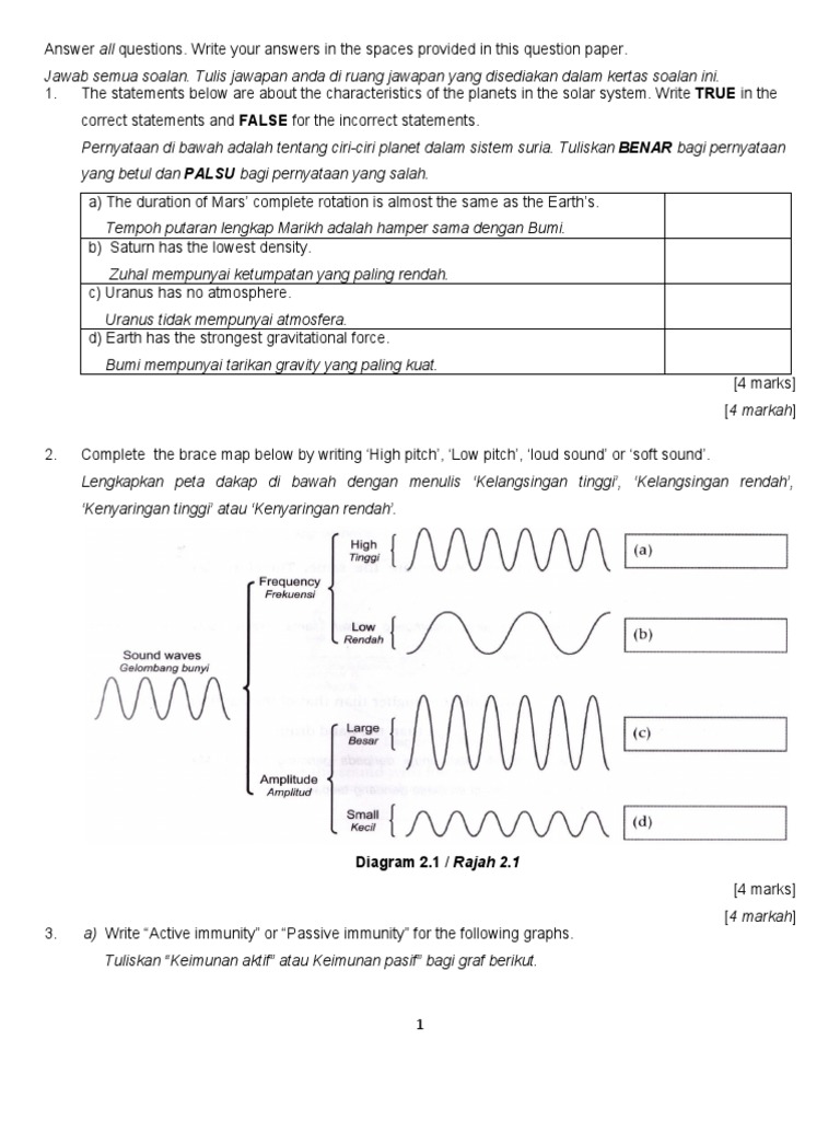SSMS - Soalan Modul Sains KSSM T2 | PDF