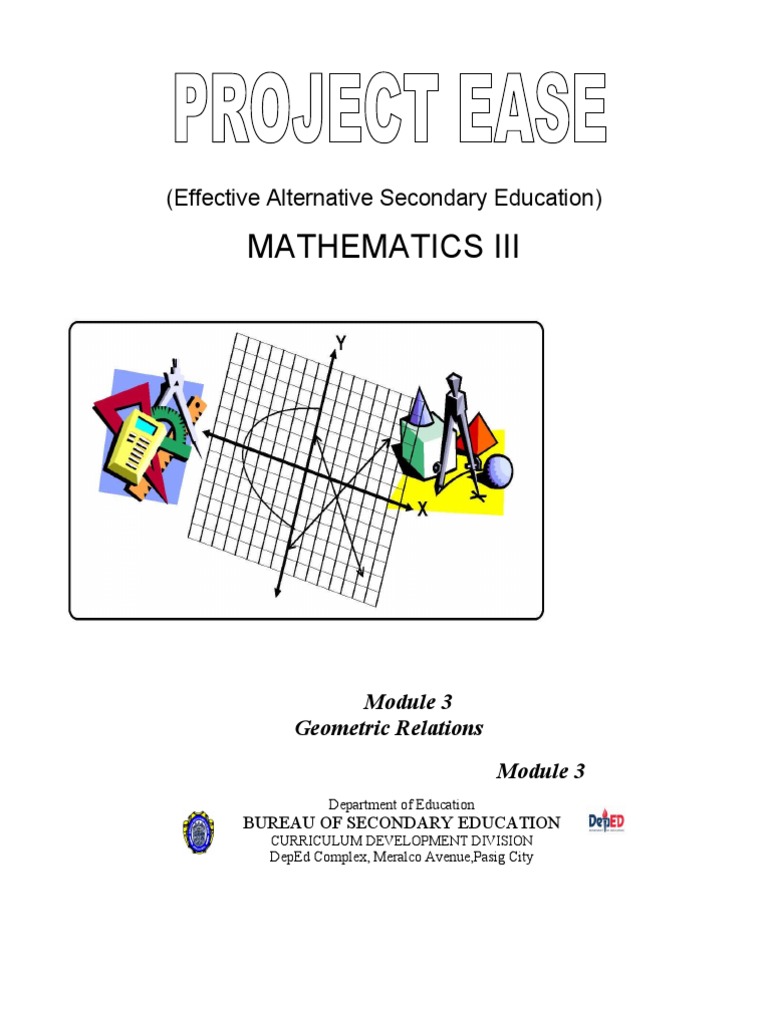 Module 3 - Geometric Relations | PDF | Geometric Measurement ...