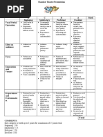Speech Choir Evaluation Rubric | PDF | Linguistic Typology | Linguistics