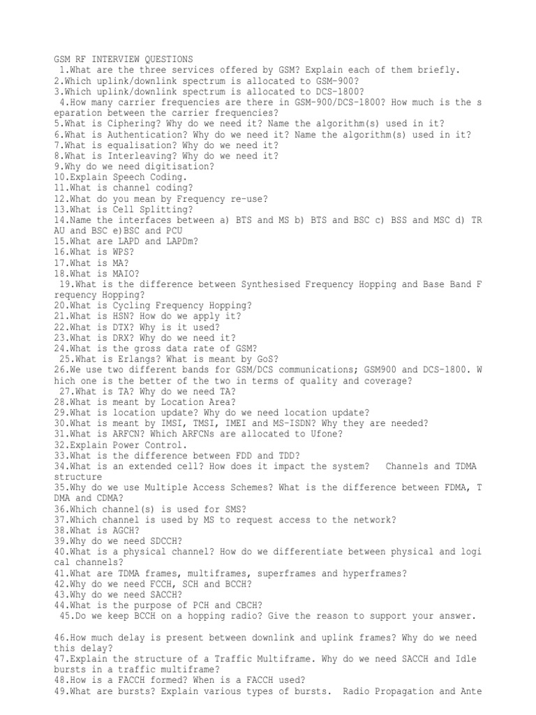 Questions RF | PDF | Business | Computers