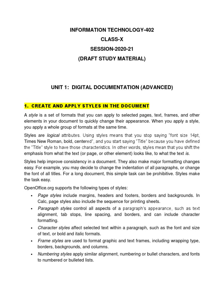 UNIT-1 DIGITAL DOCUMENTATION ADVANCED-merged PDF | PDF | Icon (Computing) | Button (Computing)