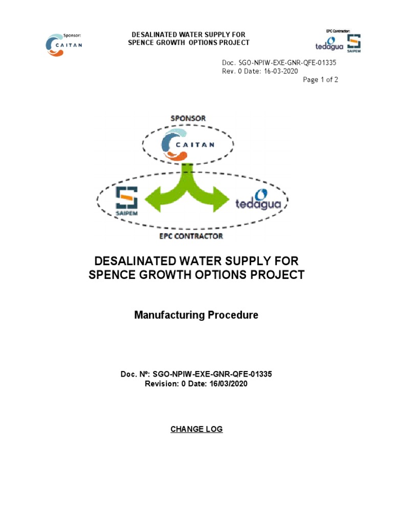 Sgo-Npiw-Exe-Gnr-Qfe-01335 - Rev - 0 | PDF | Nondestructive Testing ...