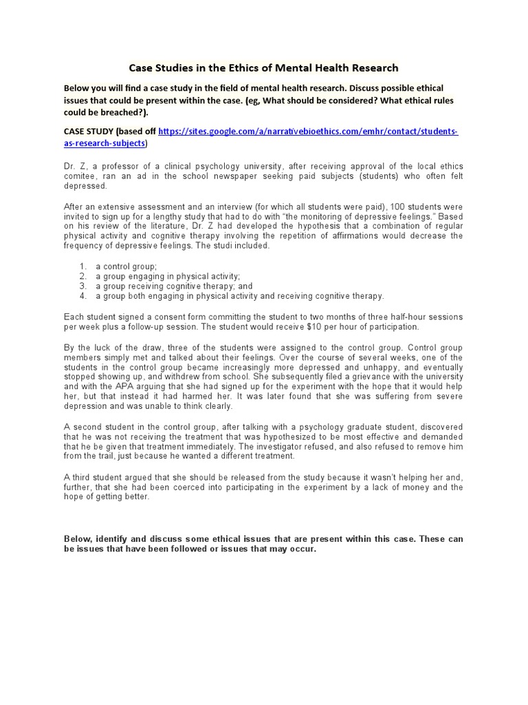 Ethics Case Study | PDF
