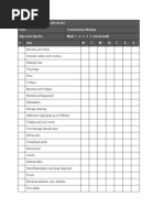 Sanitation Log | PDF