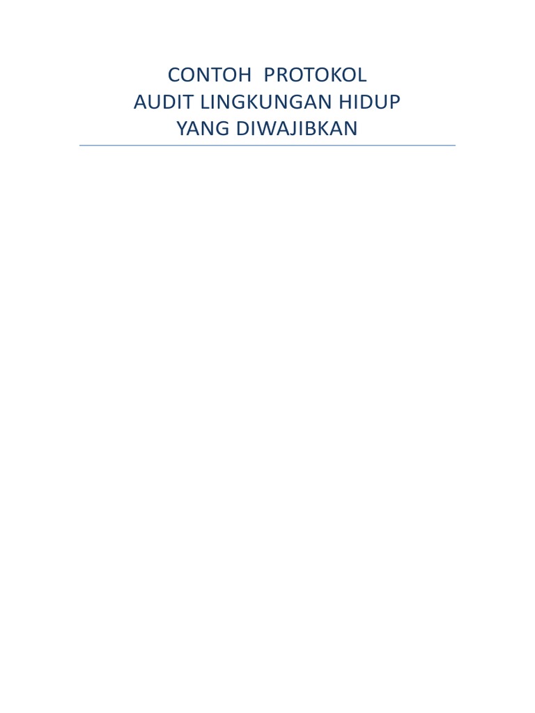 1790 - 1216 - 469949 - 469925 - Contoh Protokol Audit LH | PDF