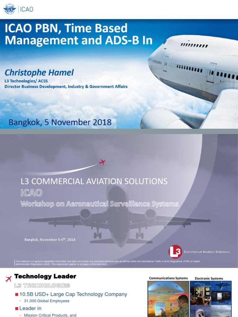 4-6 - ICAO PBN, Time Based Management and ADS-B IN | PDF | Air Traffic ...
