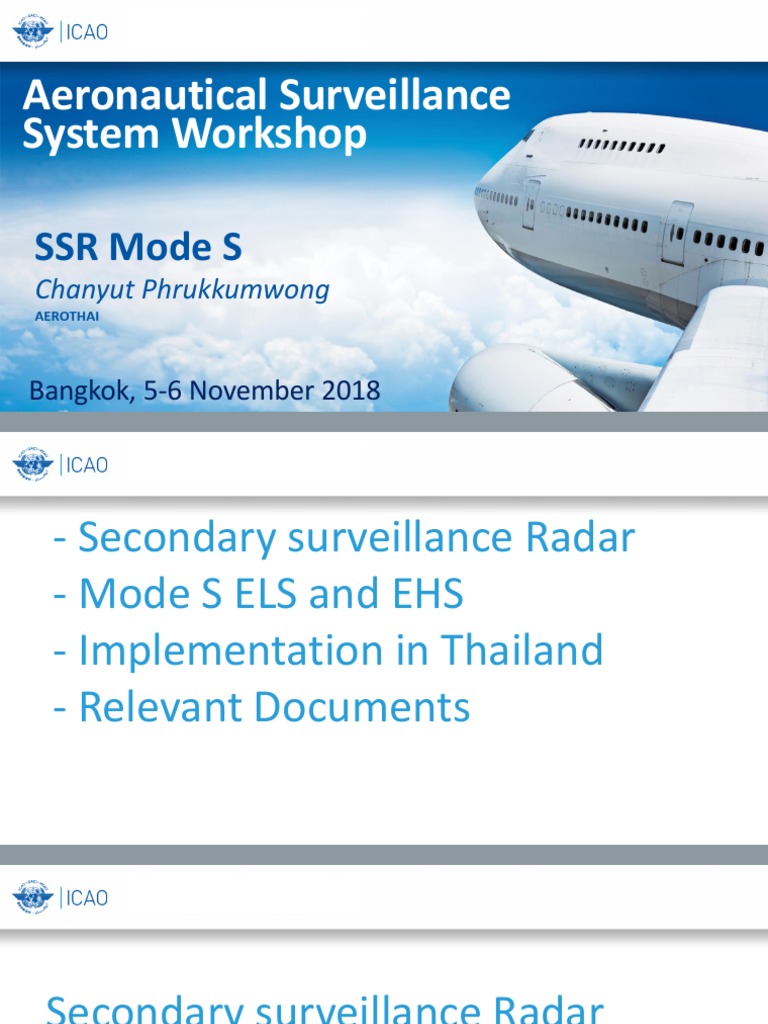 Aeronautical Surveillance System Workshop: SSR Mode S | PDF