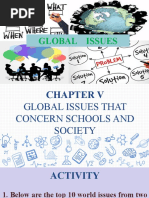 Lesson 5 Global Issues That Concern Schools and Society | PDF ...