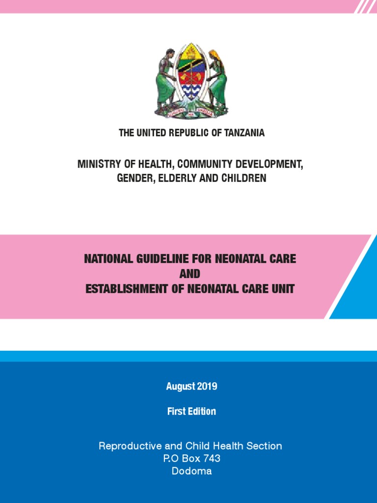 National Neontatal Care Guideline 5 08 19 TP-1 PDF | PDF | Hand Washing ...