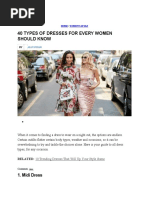 100+ Dress Names for Girls | PDF | Dress | Aesthetics