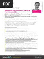 Practice Guide To The Early Years Developmental Journal | PDF ...