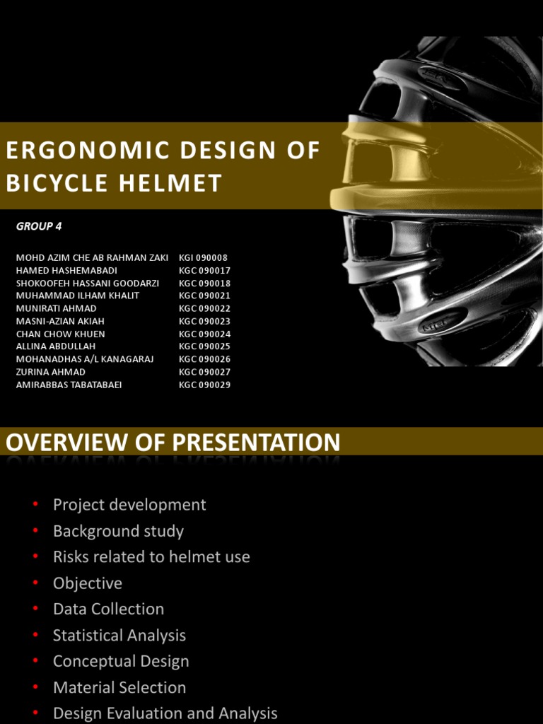 Ergonomic Bicycle Helmet Design | PDF | Polystyrene | Foam