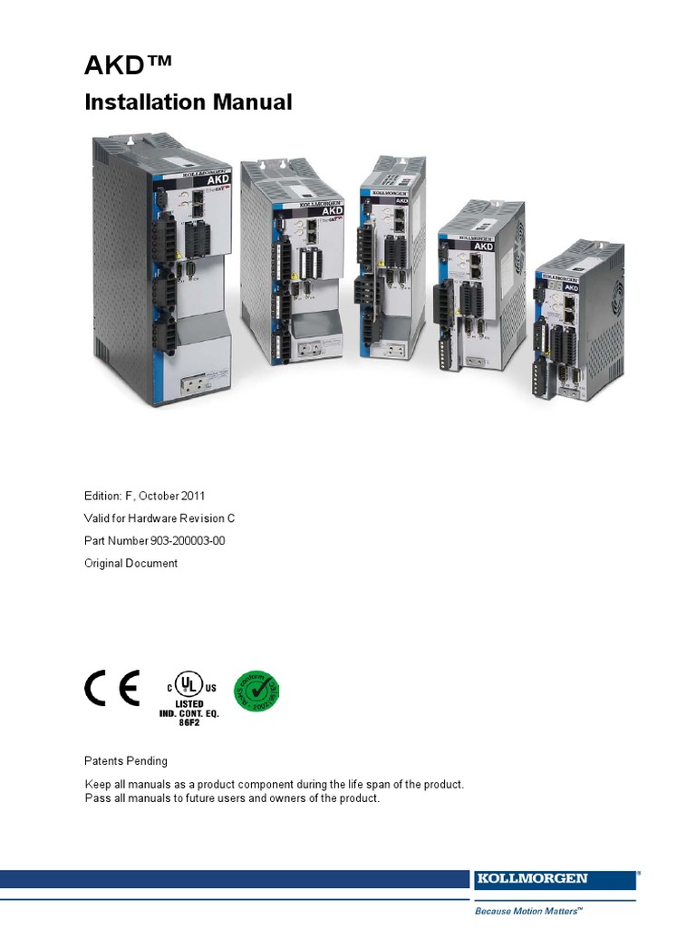 AKD Installation Guide EN Rev F | PDF | Fuse (Electrical ...