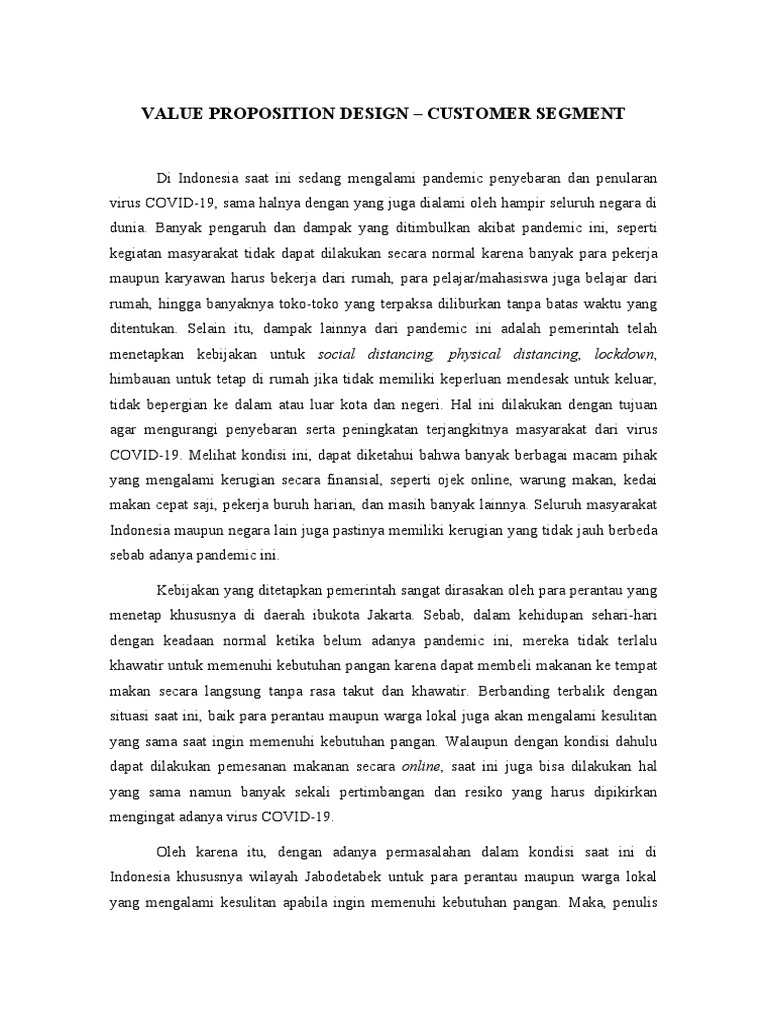 Value Proposition Design | PDF