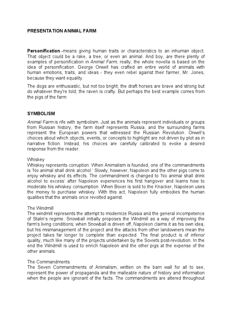 Presentation Animal Farm | PDF | Vladimir Lenin | Joseph Stalin