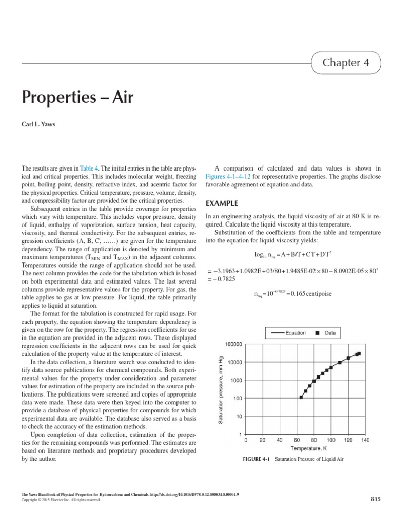 Properties of Air | PDF | Liquids | Viscosity