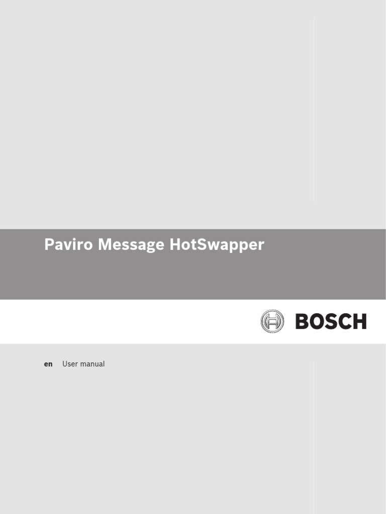 Paviro Message Hotswapper: User Manual | PDF | Digital Technology ...