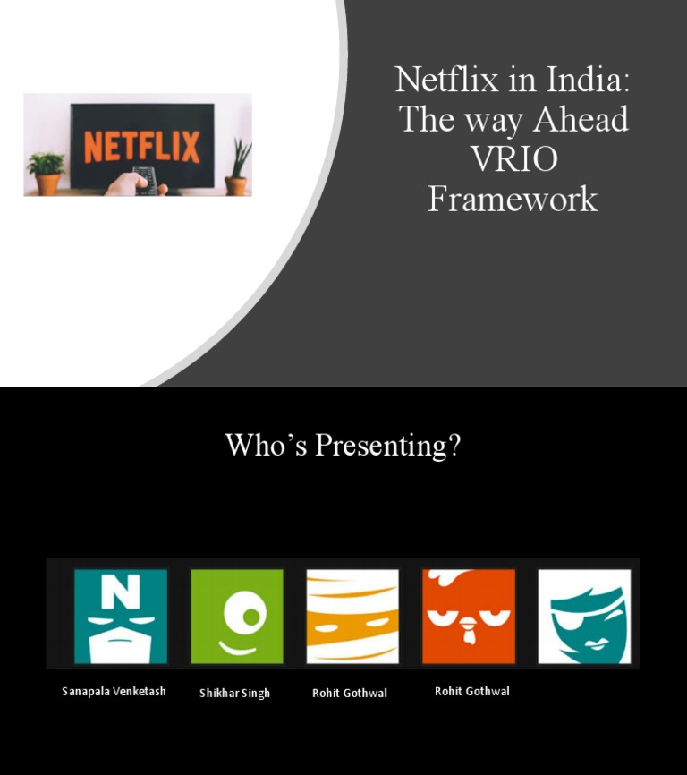 Netflix India's VRIO Framework for the Future | PDF