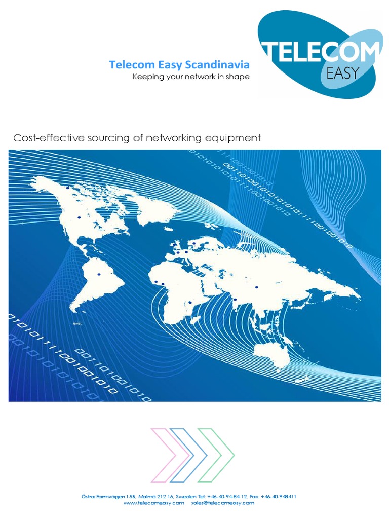 Telecom Easy Scandinavia Brochure | PDF | Network Switch | Computer Network