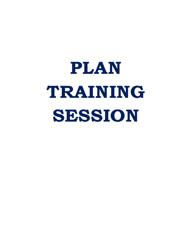 Tm-Portfolio PTS Session Plan | Download Free PDF | Competence (Human Resources) | Educational ...