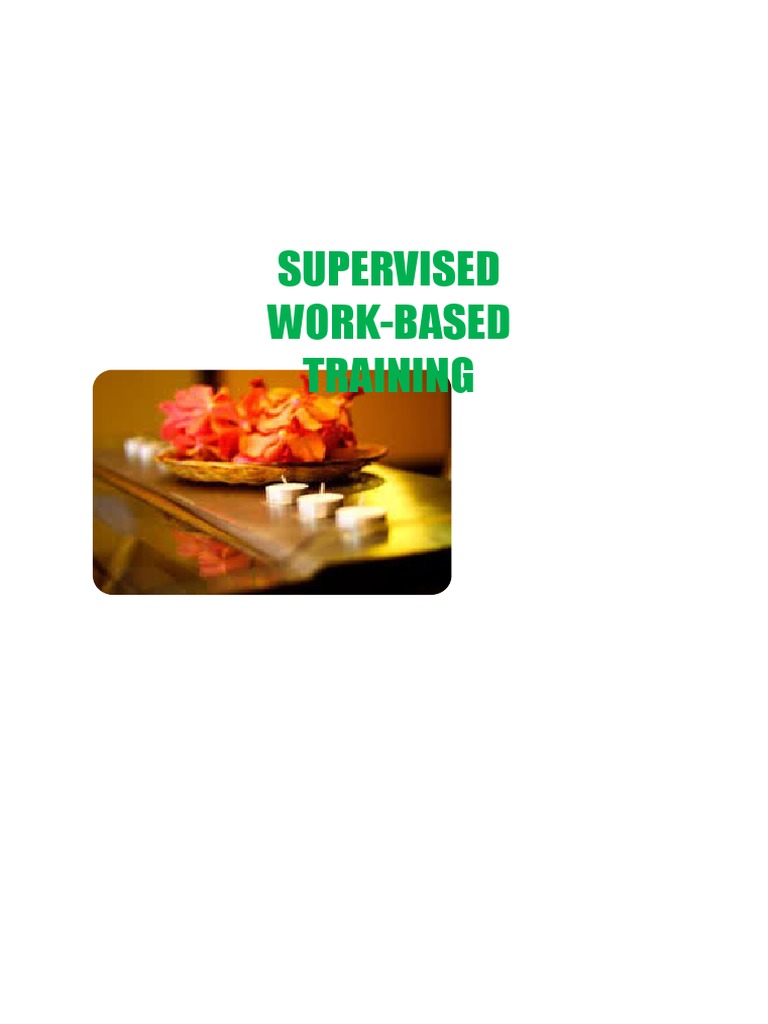 Supervised Work-Based Training | PDF | Competence (Human Resources ...