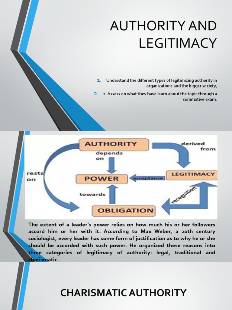 Authority and Legitimacy | PDF