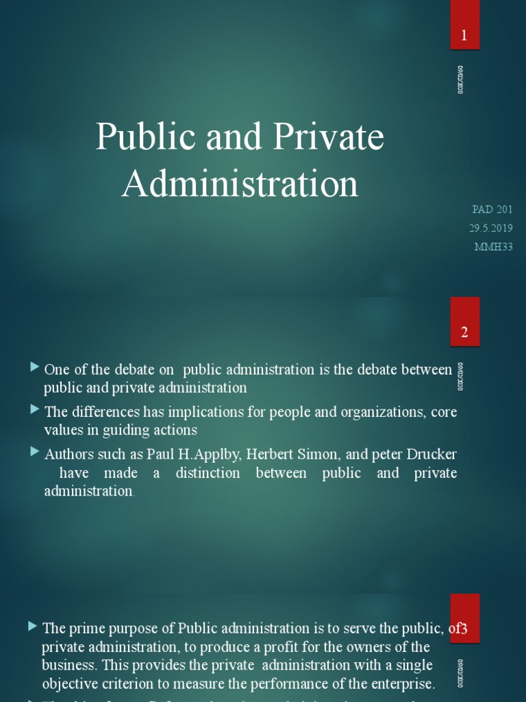 Public and Private Administration 29.5.2019 Summer 2019 | PDF | Public ...