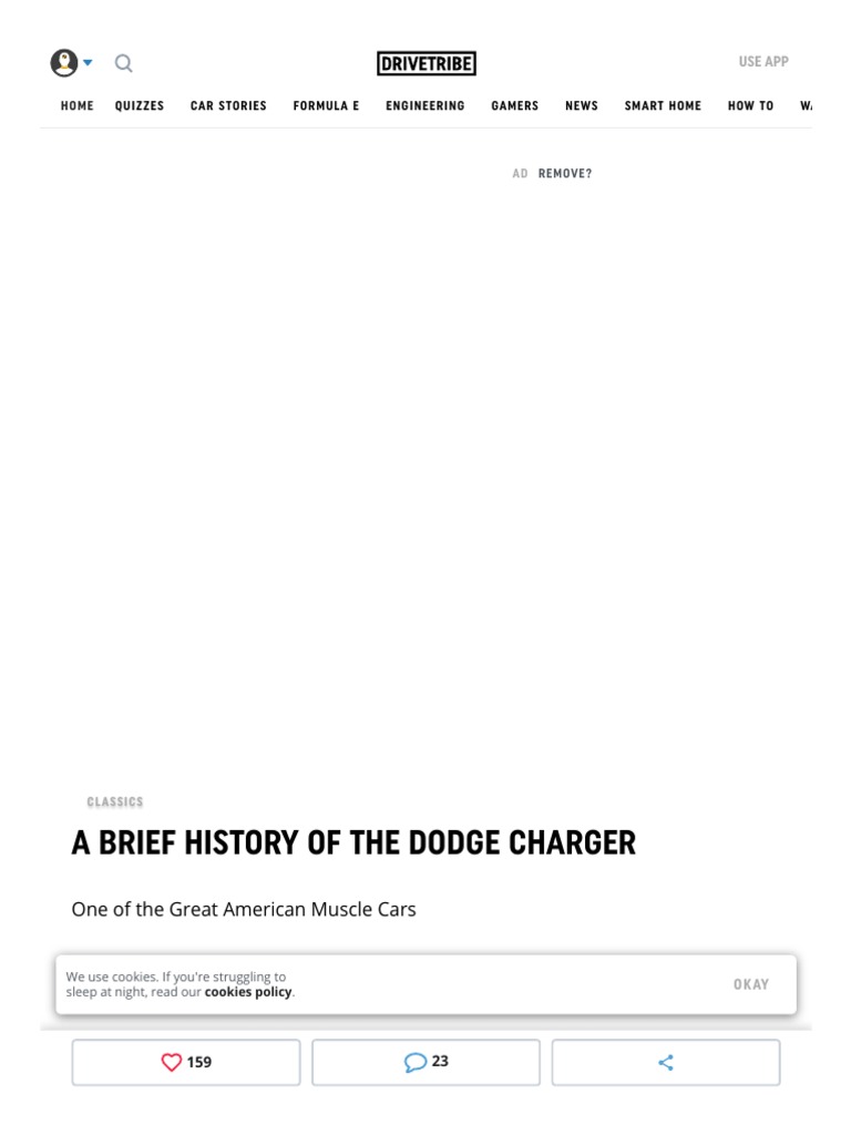 A Brief History of The Dodge Charger | PDF | Home & Garden | Technology ...