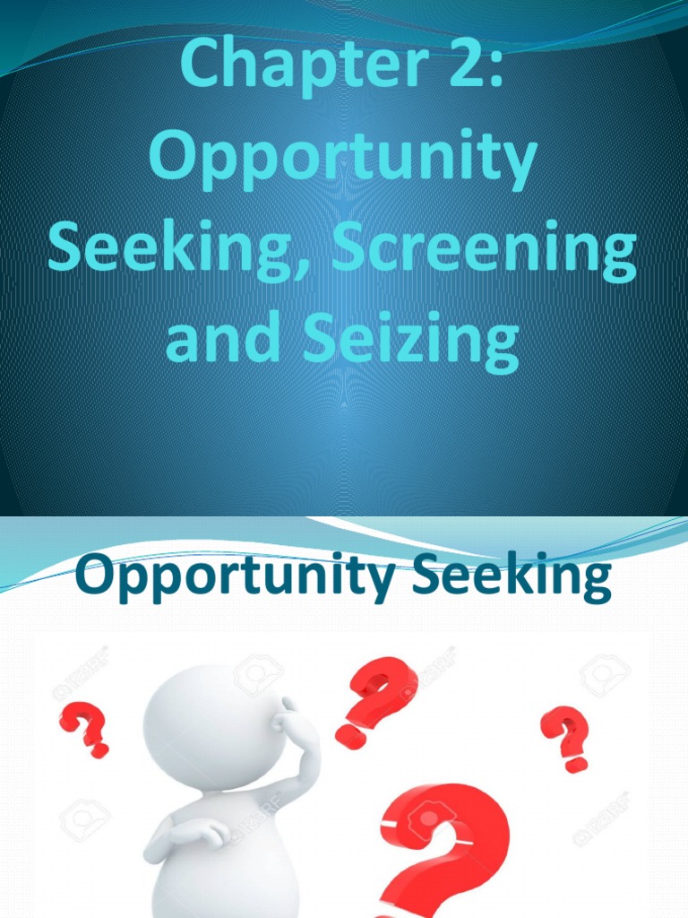 Chapter 2 Entrep | Download Free PDF | Feasibility Study | Entrepreneurship