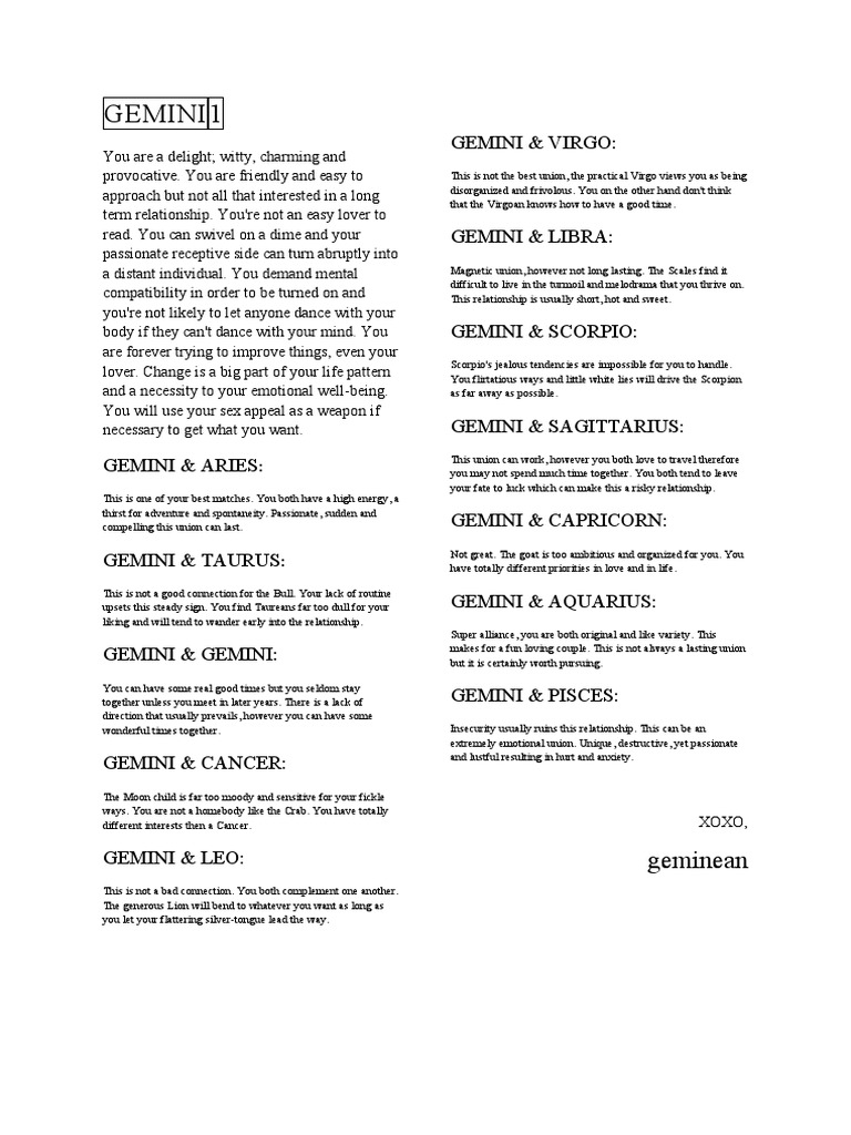 GEMINI | PDF | Psychology