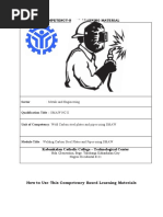 CBLM in SMAW NC I | PDF | Welding | Construction