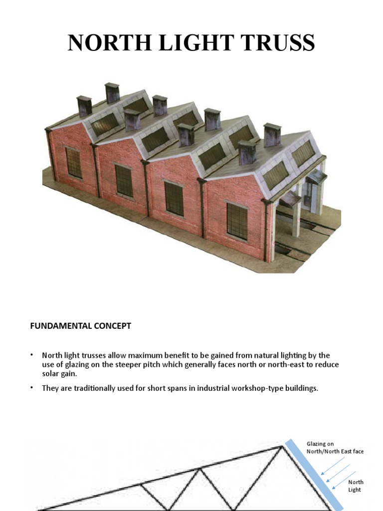 North Light Truss Design Overview | PDF | Truss | Components