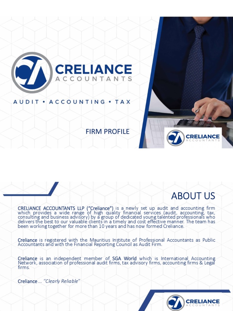 CA LLP Firm Profile | PDF | Accountant | Audit