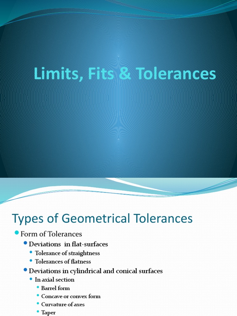 A Comprehensive Guide to Geometrical Tolerances, Dimensional Tolerances ...