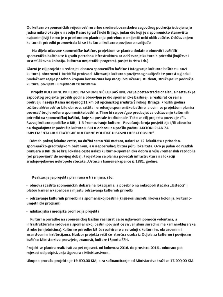 Primjer Projekta | PDF