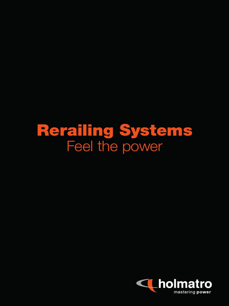 Rerailing Systems: Feel The Power | PDF | Rail Transport | Pump