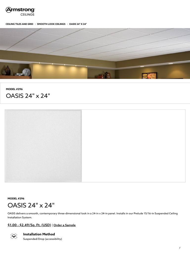 Smooth Look Ceilings - 296 - Ceilings - Armstrong Residential | PDF ...