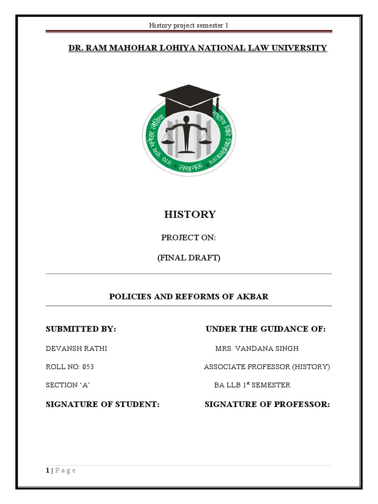 History Project Akbar | PDF | Religion And Belief