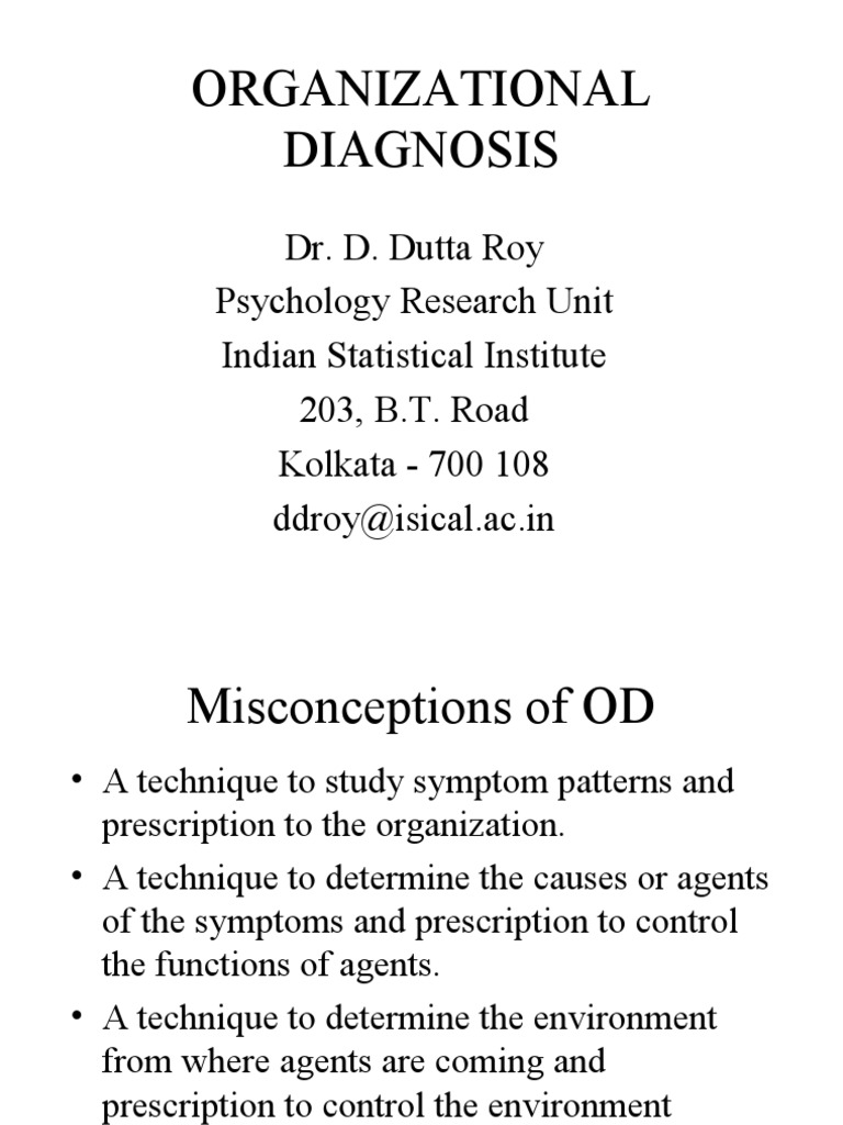Understanding Organizational Diagnosis | PDF | Conceptual Model ...