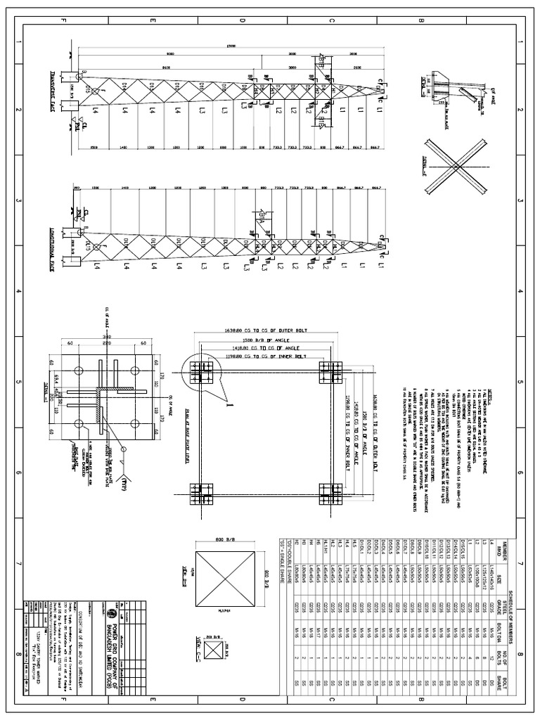 Drawing - Gantry Tower 'T1A' | PDF