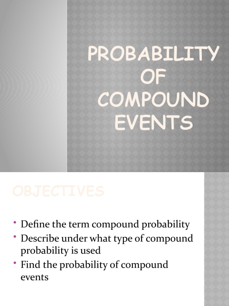 Calculating Probabilities of Compound Events: A Guide to Determining if ...