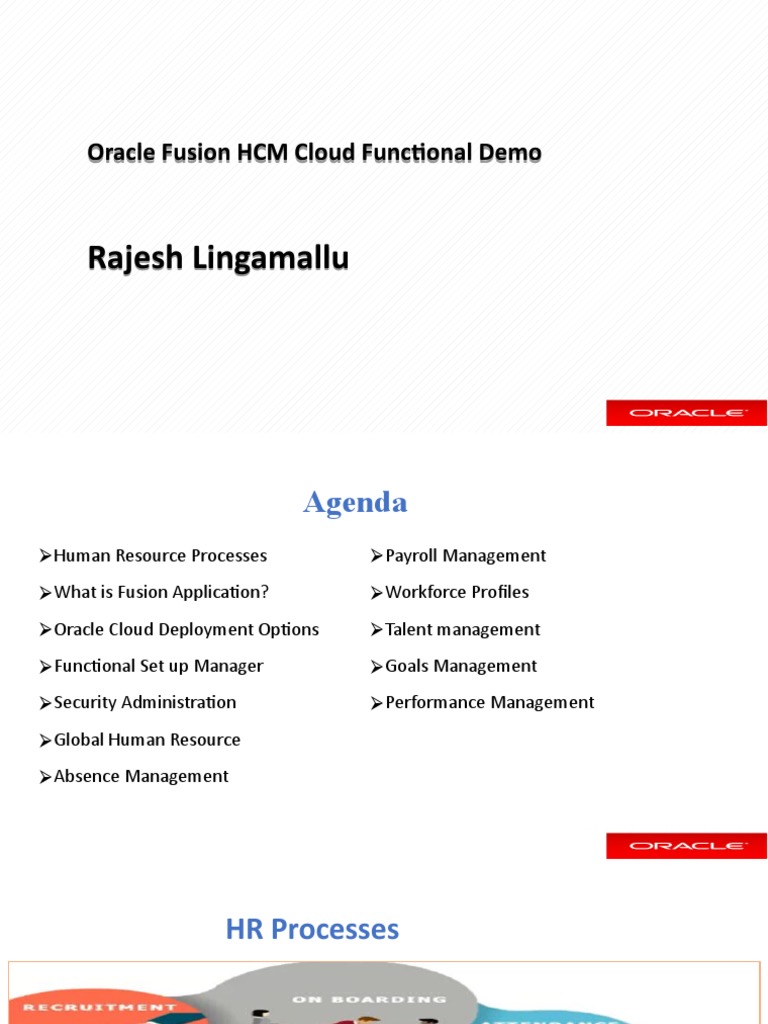 Rajesh Lingamallu Rajesh Lingamallu: Oracle Fusion HCM Cloud Functional ...