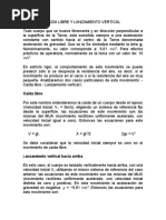 Formulario de Tiro Vertical | PDF